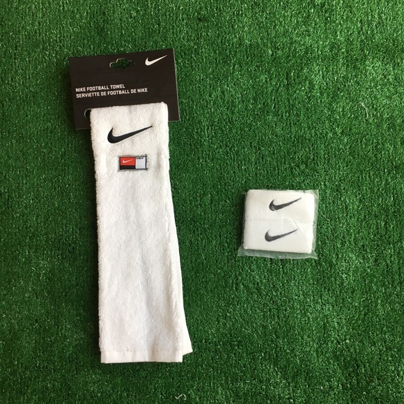 Nike | Underwear & Socks | New Nike Football Towel Bicep Band Combo ...